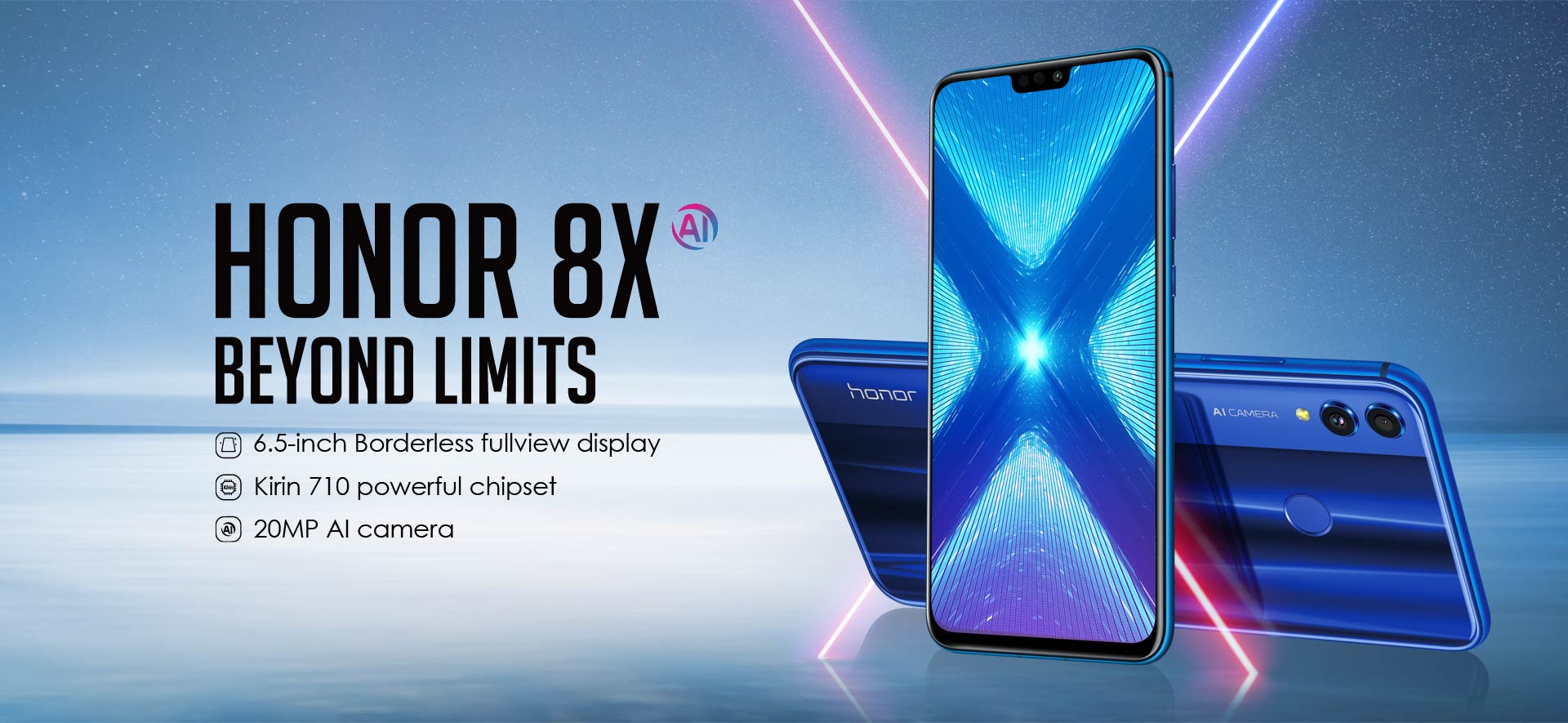 Η Honor λανσάρει το Honor 8X με οθόνη 6.5" στα €299 - XBLOG.GR